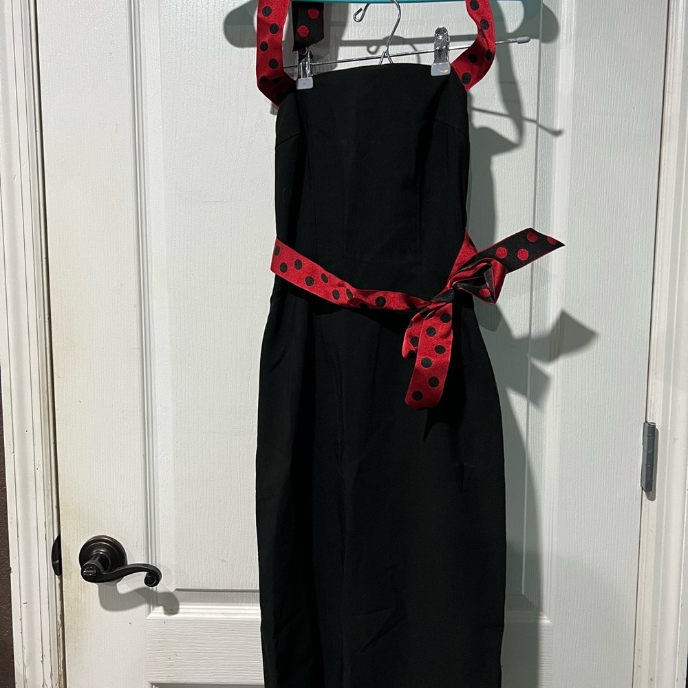 Trigger Finger Goth Rockabilly Scene Black Dress With… - Gem